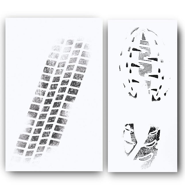 Arrowhead Forensics Quickprints for Collecting Known Footprints & Tire ...