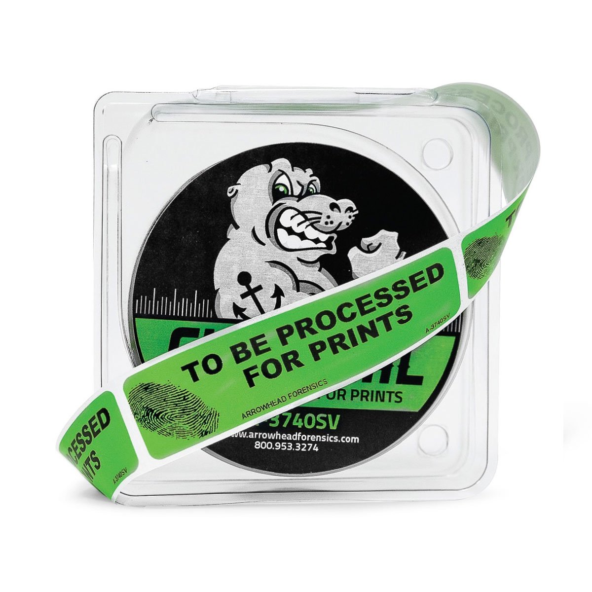 Arrowhead Forensics SureSeal To Be Processed for Prints Labels on Roll ...
