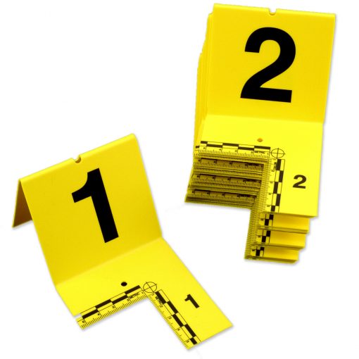 EVI-PAQ Cut-Out ID Tents Set 1-60 Marker Labels Yellow – Tactical ...