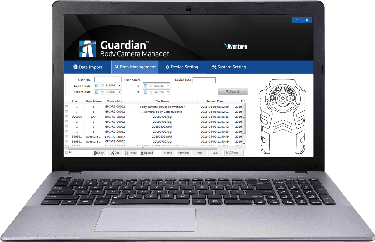 Guardian GPC-VMS Body Camera Video Management Software – Tactical ...