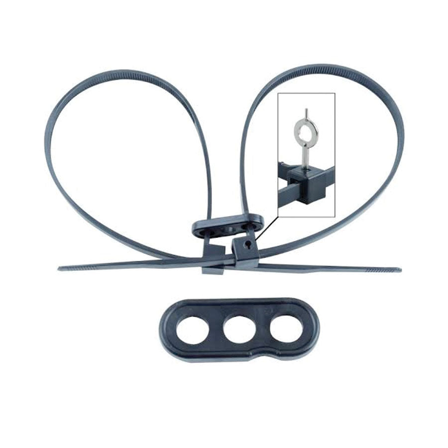 KeyCuff Double Reusable Nylon Restraints Pack of 100 – Tactical ...