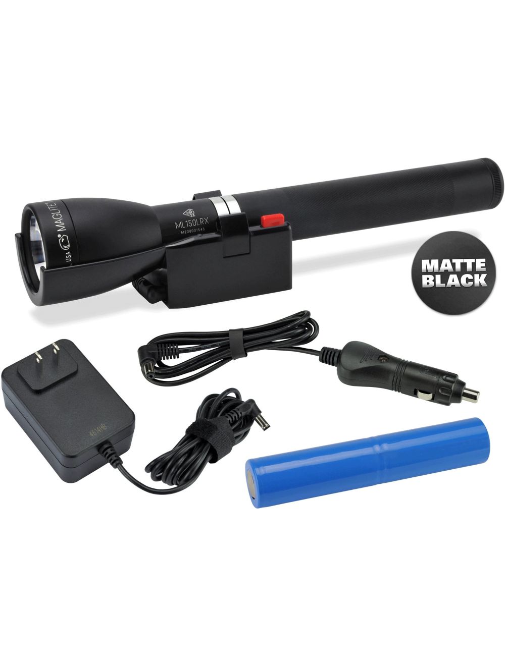Maglite Rechargeable LED Flashlight Matt Black ML150LRX – Tactical ...