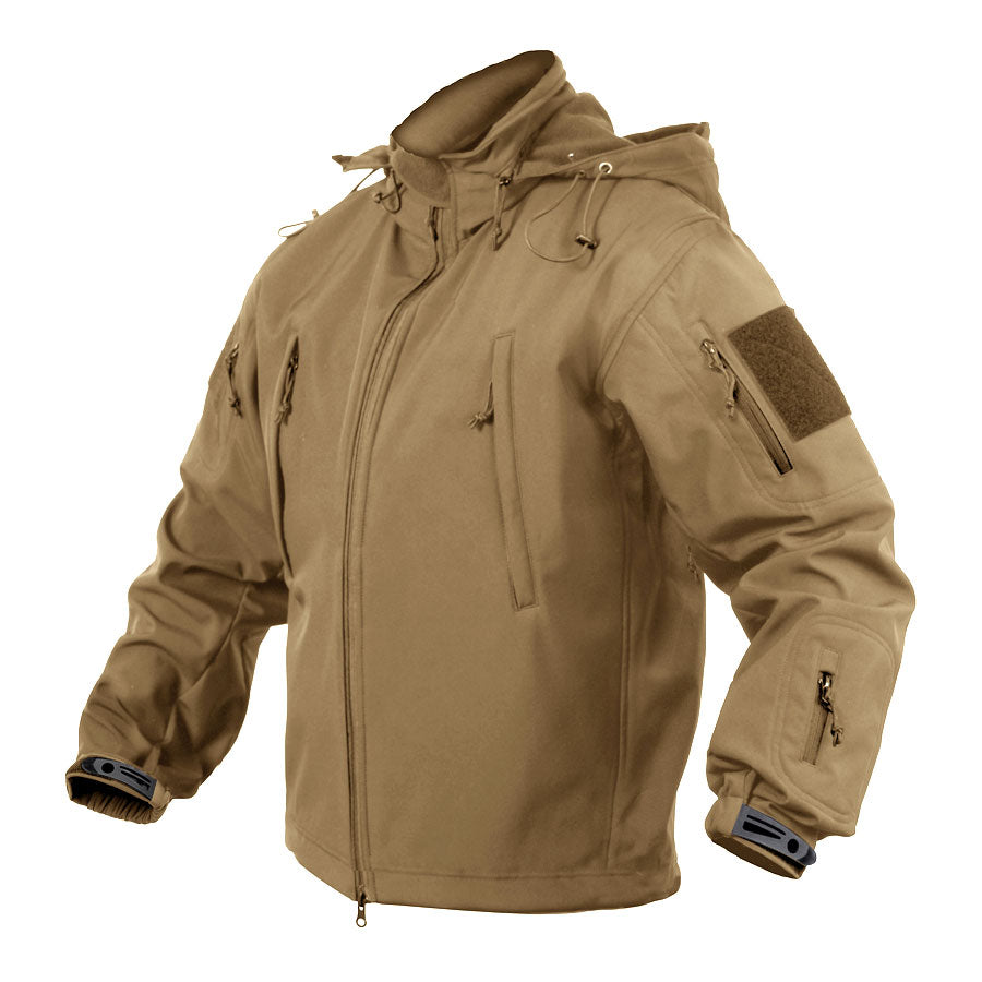 MilSpec Concealed Carry Soft Shell Jacket Coyote Brown – Tactical ...
