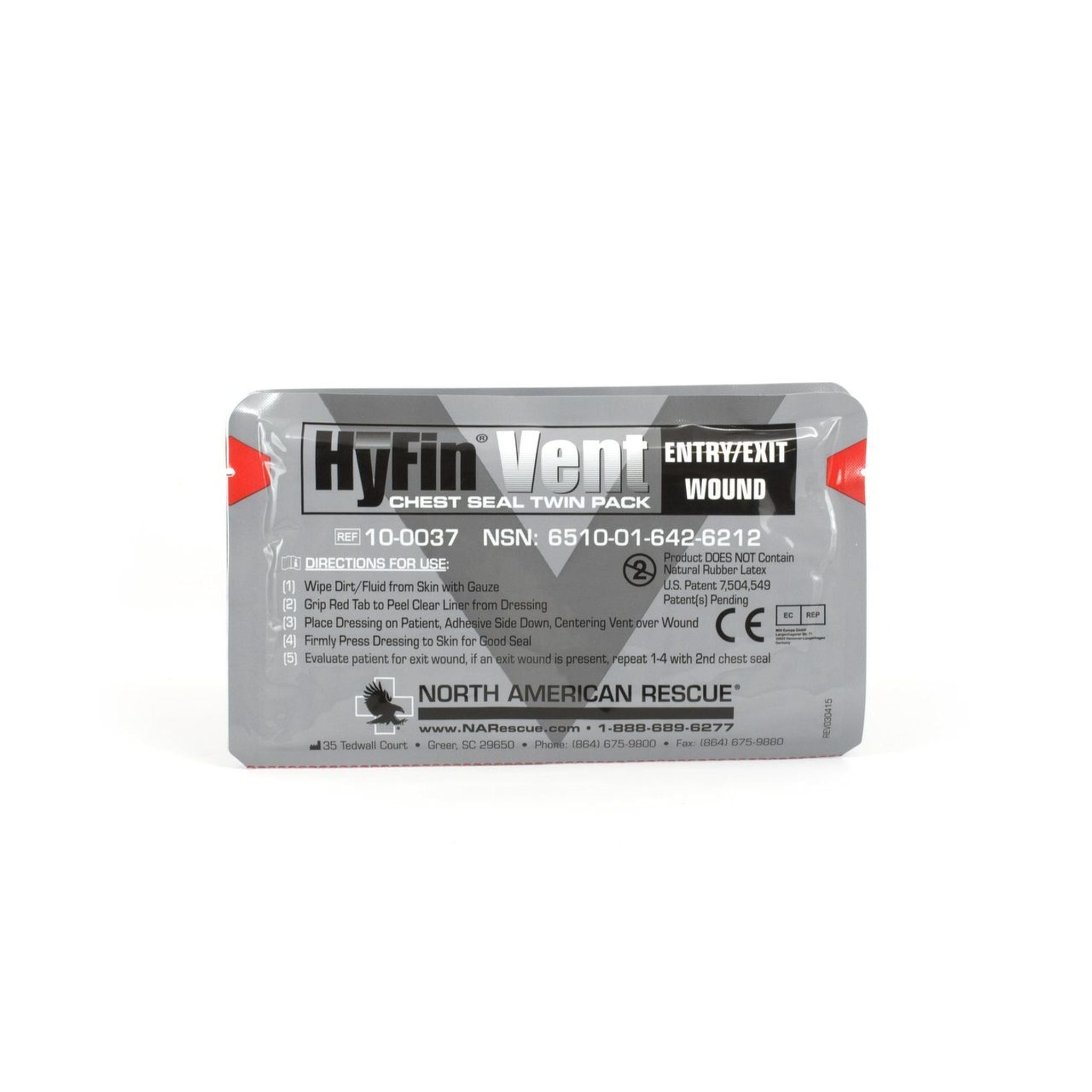 North American Rescue HyFin HyFin Vent Chest Seal Twin Pack – Tactical ...