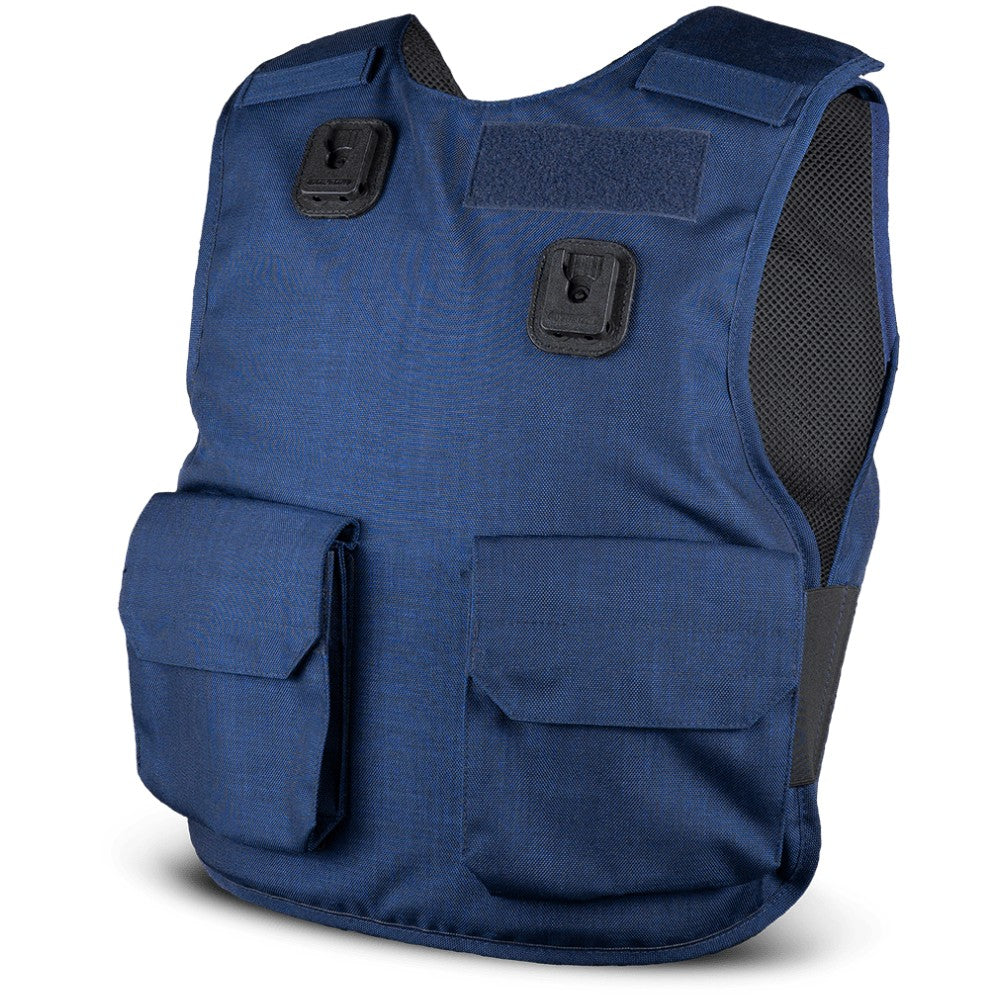 PPSS Overt Stab Resistant Vest (Cover+Panel) Navy Blue – Tactical ...