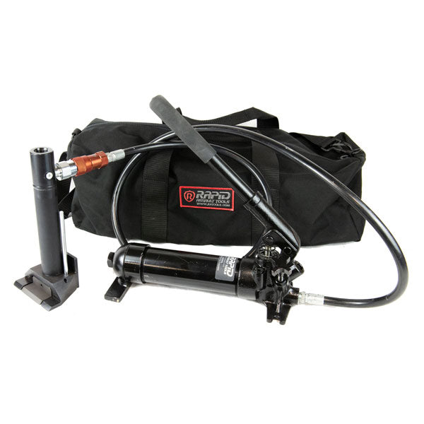 Rapid Assault Tools Hydraulic Door Pusher with Dual Stage Pump and Hos ...