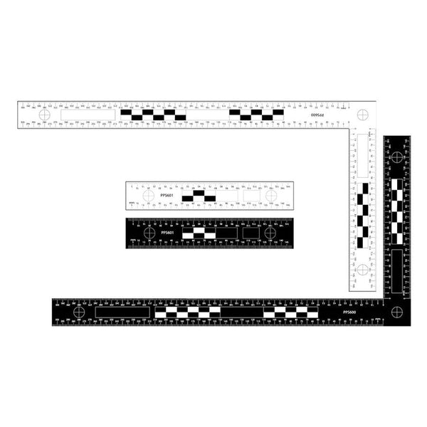 Sirchie Macrography Photography Evidence Scale 300mm x 150mm, reversib ...