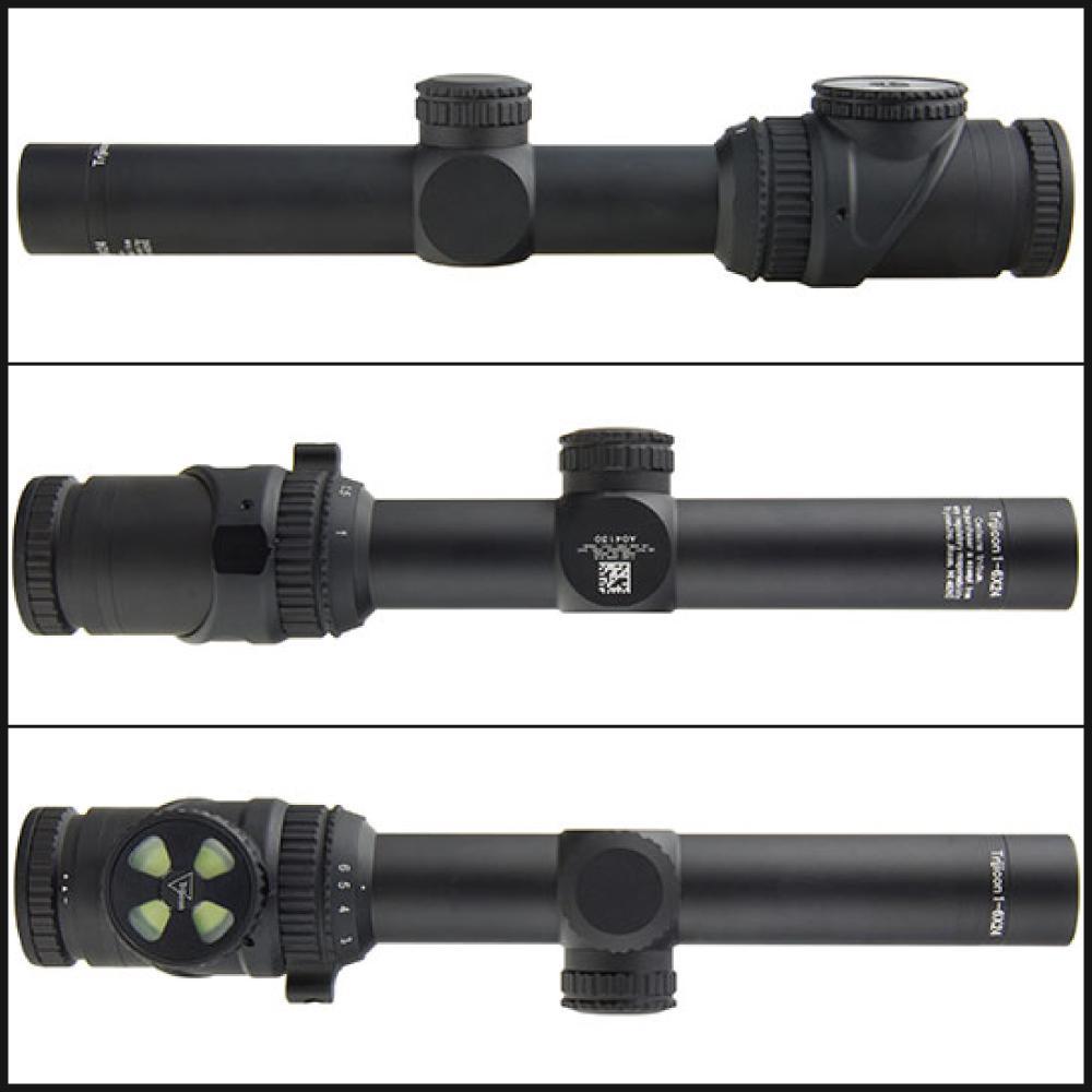 Trijicon AccuPoint 1-6x24 30mm Tube Riflescope Standard Duplex Crossha ...