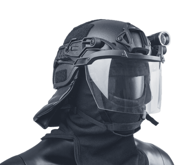 Ventura Tactical Systems Public Order Carbon Fiber Tactical Helmet Sys ...