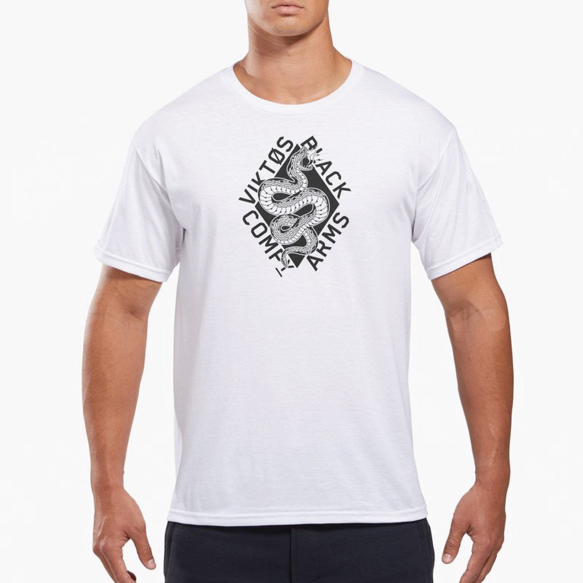 VIKTOS Diamond Front Tee White – Tactical Distributors Ltd (NZ)