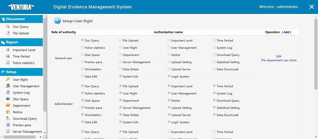 VTS Digital Evidence Management Software (Server) – Tactical ...