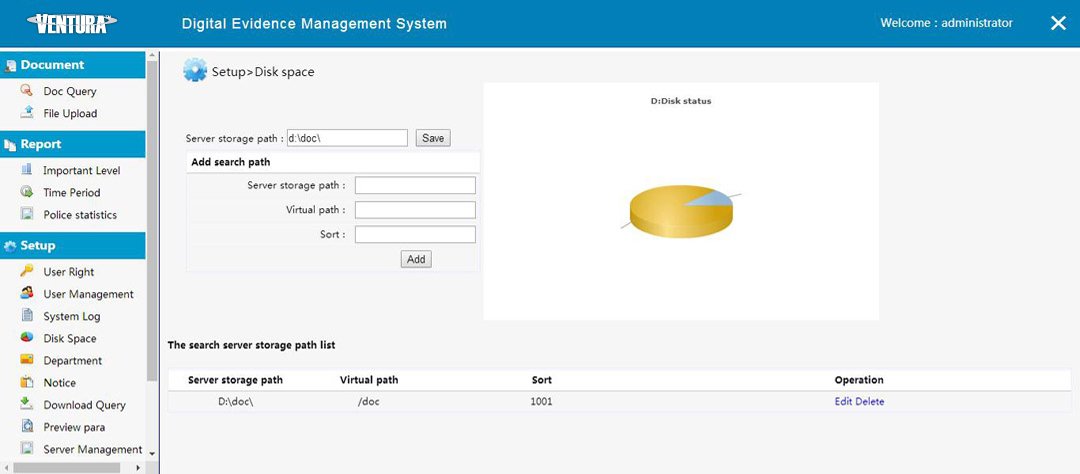VTS Digital Evidence Management Software (Server) – Tactical ...